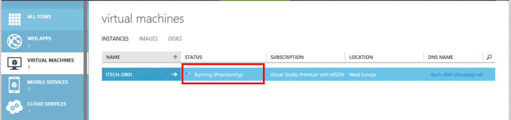 Virtual machine with multiple NICs in Azure stuck in Running (Provisioning) or Running ...