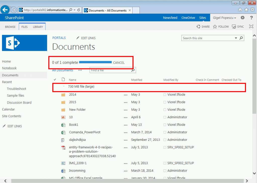 How to make SharePoint 2013 to not fail long running uploads | Viorel ...