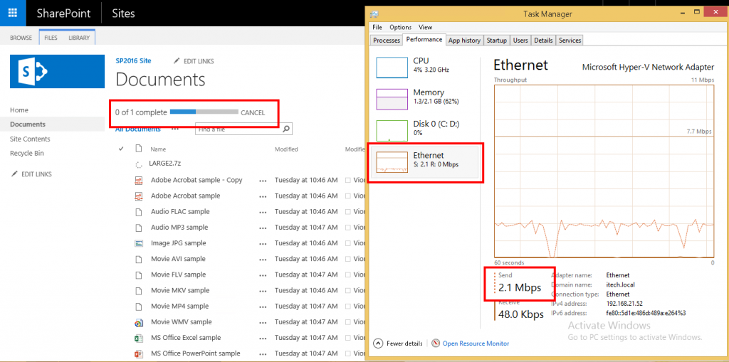 How to make SharePoint 2016 not fail long running uploads (large files) | Viorel Iftode
